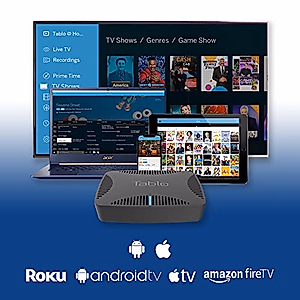 Tablo Quad Over-The-Air [OTA] Digital Video Recorder [DVR] for Cord Cutters - with WiFi, Live TV Streaming, Black