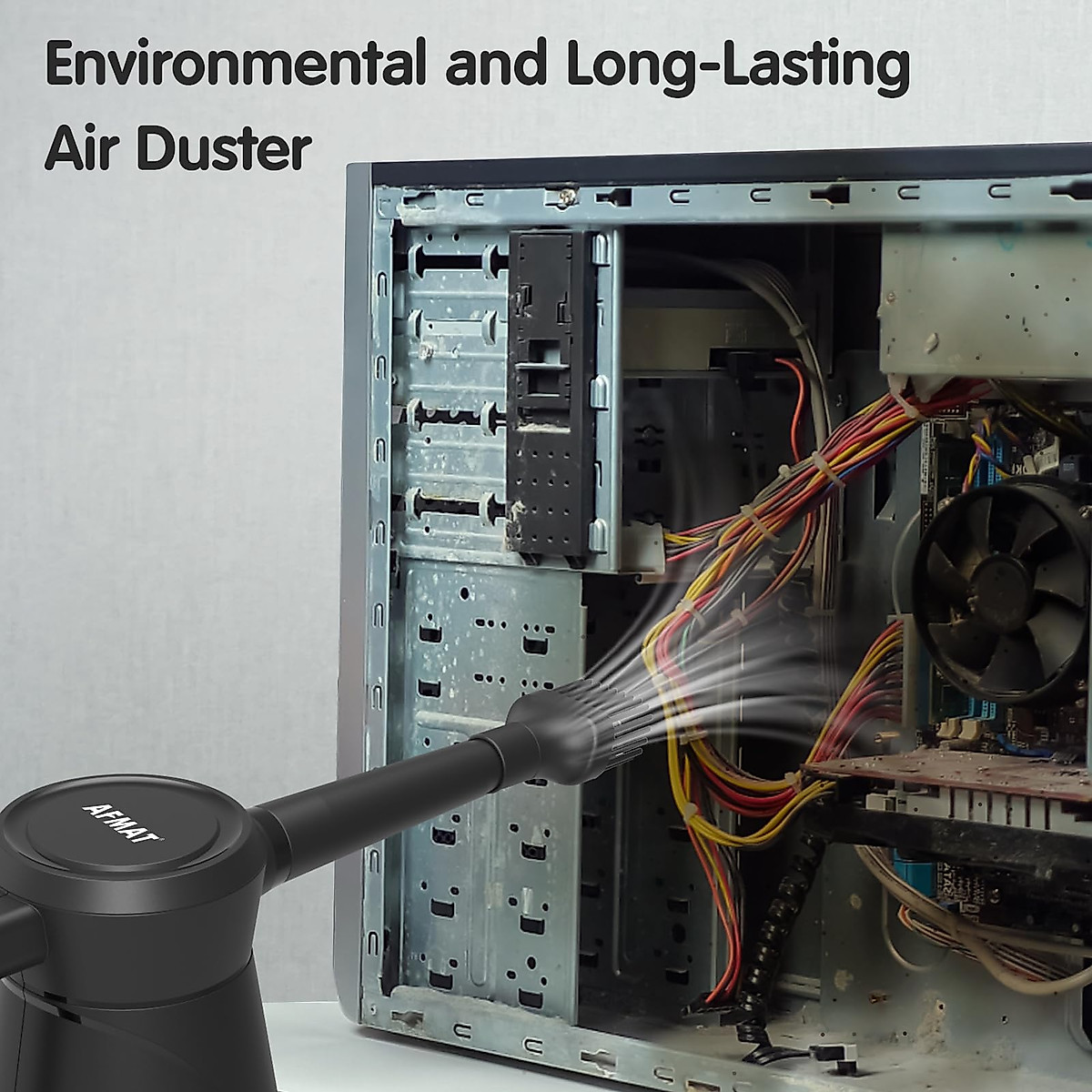 Electric Air Duster, Air Blower, Replacement for Compressed Air Cans, Multi-Use Cleaning Tools with 9.8ft Cord for Electronics, Keyboard, Fans, Hairs, Cars, BBQ, Super Powerful and Last for Years