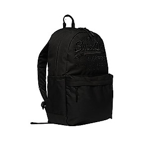 Superdry Womens Heritage Montana Backpack, Classic Hiking-Inspired Design Black Marl/Black Size One Size