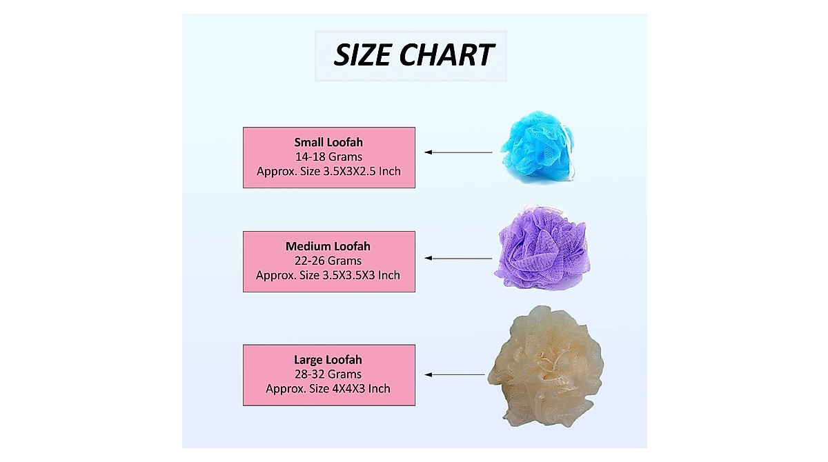 Loofah Lord 20 Bath & Shower Loofahs Wholesale Bulk Pack