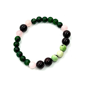 Crystals of Love Attraction Bracelet - Taurus Birthstone - Heart Chakra Association