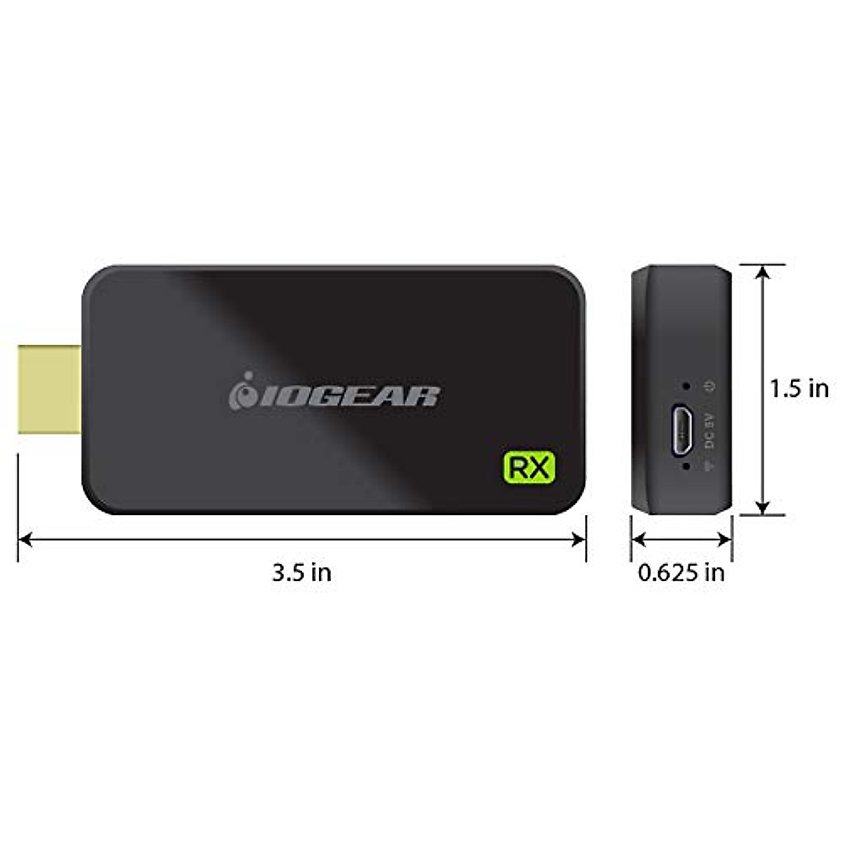 IOGEAR Share Pro Mini Wireless HD Video Transmitter and Receiver Kit (GWHD2DKIT)