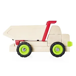 Guidecraft Block Science – Big Dump Truck: Kids Learning and Educational Wooden Toy, Teaches Levers