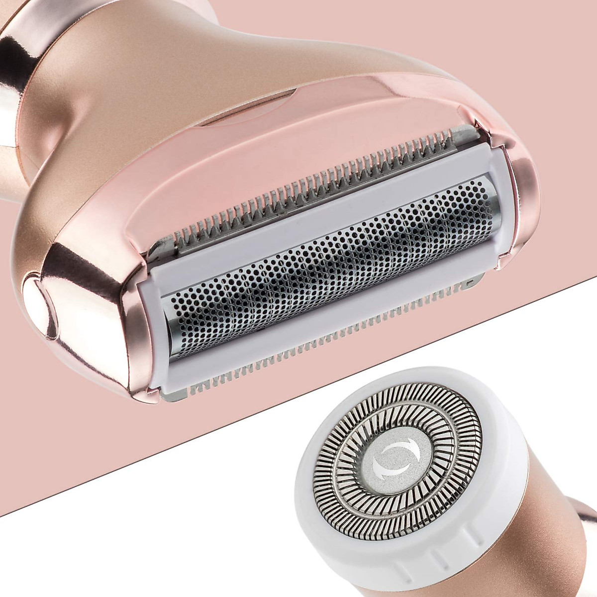 Electric Shaver for Women - Painless Electric Razor for Legs, Face & Bikini Line - Portable Wet and Dry Trimmer -Safe & Cordless - Micro USB Rechargeable