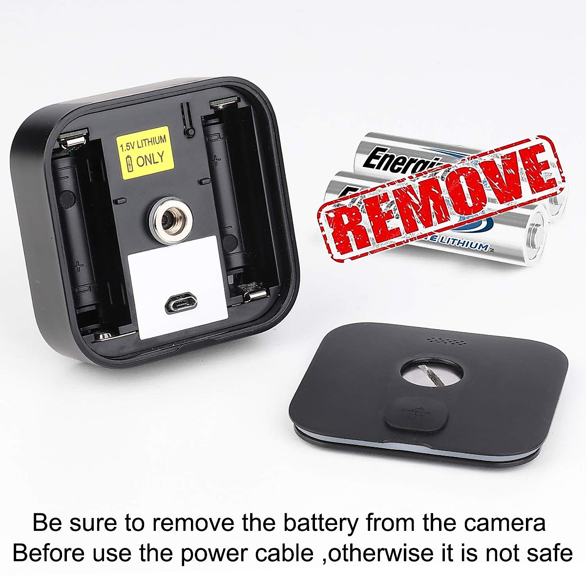 iTODOS 3 Pack 25ft/7.5m Outdoor Power Cord for Blink Outdoor (3rd Gen) XT3,Blink Outdoor 4(4th Gen)/Blink XT XT2 Camera with Adapter,Weatherproof Power Cable,Charging Cable Charger for Blink Outdoor