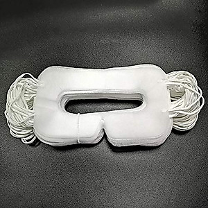YinQin 100PCS Disposable VR Mask Universal Cover Mask for VR Mask Cover Sanitary VR Mask, VR Mask Rift, VR Eye Cover Pad, White