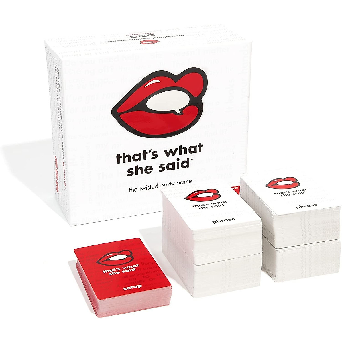 That's What She Said Game - The Hilariously Twisted Party Game | Ages 17+ Rated Game
