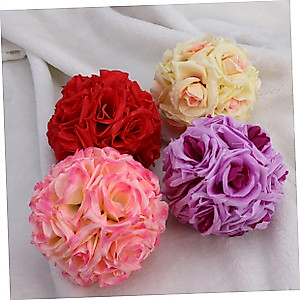 MARMERDO Wood Corner Decals Wedding Decoration Wedding Hanging Decorations Wedding Rose Decorations Wedding Ball-Flower Wedding Party Decor Roses Bouquet Conch Shell