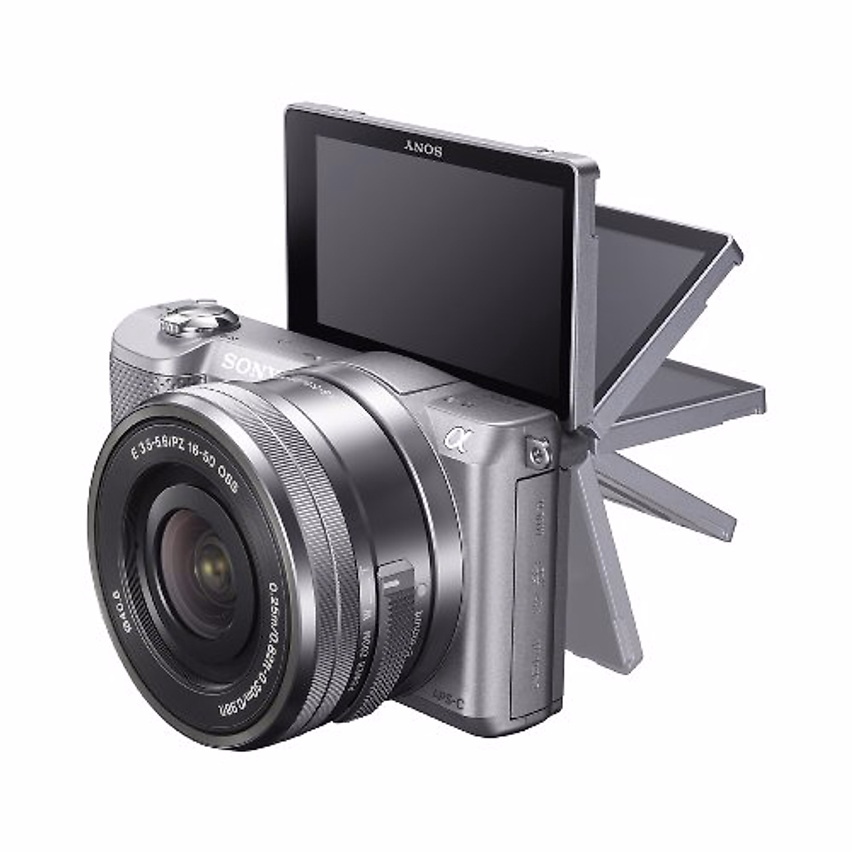 Sony Alpha a5000 Mirrorless Digital Camera with 16-50mm OSS Lens (Silver)
