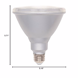 Westinghouse 5311400 15-Watt (90-Watt Equivalent) PAR38 Flood Dimmable Bright White Indoor/Outdoor Energy Star LED Bulb, Medium Base, 2 Pack