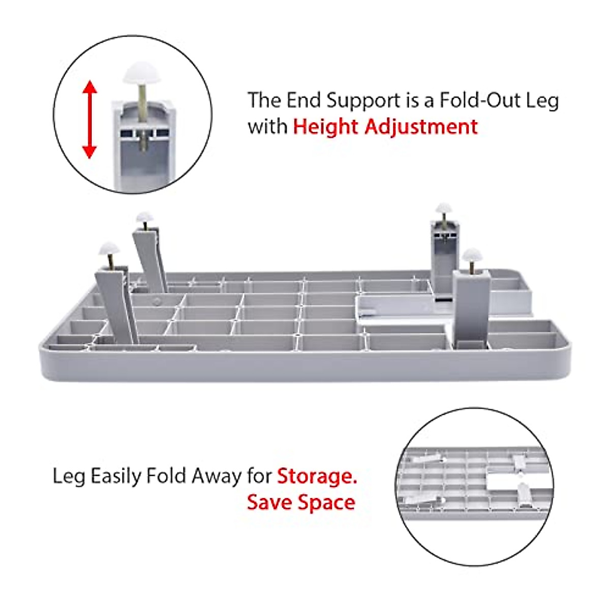 Heavy Duty Sewing Machines Extension Table for Singer 4411, 4423, 4432, 4452 Mechanical Heavy Duty Sewing Machines, Grey