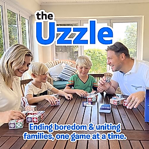 The Uzzle 3.0 Board Game, Family Board Games for Children & Adults, Block Puzzle Games for Ages 4+