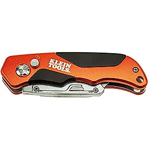 Good Choice Klein Tools 44131 Folding Utility Knife, Heavy Duty, Triple Ground Blades Stay Sharp, Pocket Clip + E-book, Multi