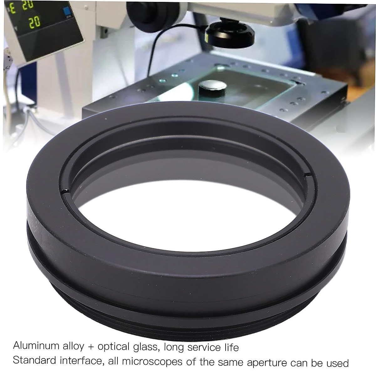 Kopokd [New] Microscope Lens Accessory Kit - & Oil-Proof Objective Cover for Stereo Microscopes with Camera