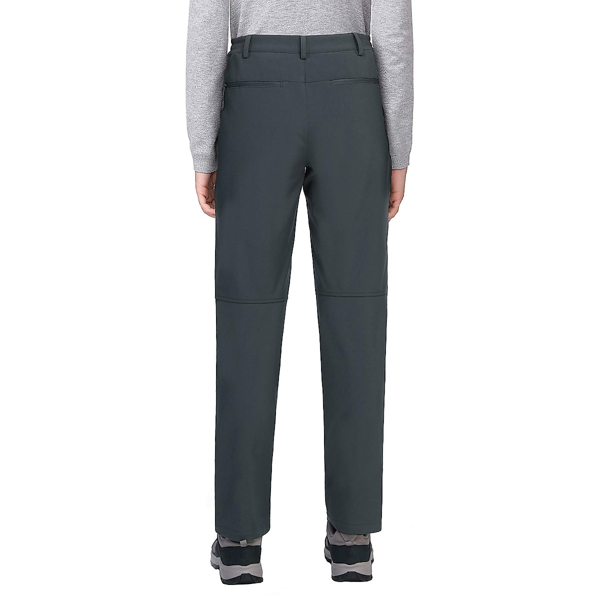 CAMELSPORTS Women’s Fleece Lined Hiking Pants Waterproof Warm Softshell Pants Windproof Snow Ski Cargo Pants for Outdoor