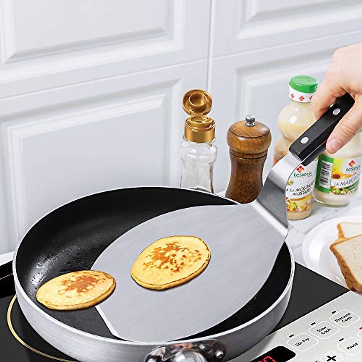 Fox Run Large Oversized Stainless Steel Turner, Cookie Spatula, 14.5-Inch