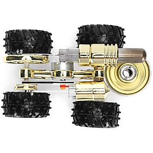 Gugxiom Hot Air Stirling Engine, Stirling Engine Kit, Toy Engine, Car Engineer Generator Model Science Experiment Physical Car Toy, Educational Toy for Teenagers Adults Learning