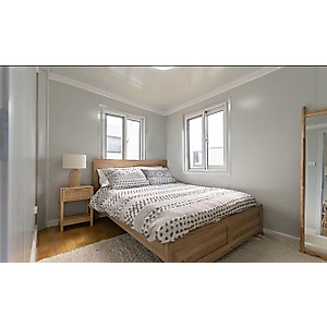 40ft House with Luxury Design, with 2 Bedroom, 1 Living Room, 1 Full Equiped Bathroom and Kitchen,Prefabricated Container House for Adults Living, Foldable Mobile Home Easy Setup & Move.