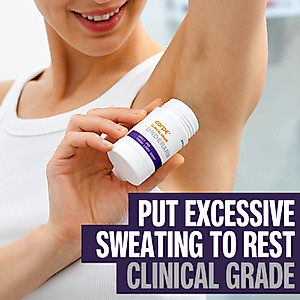 Carpe Clinical Strength Deodorant + Clinical Antiperspirant - Clinical Grade Solid Stick - Fresh Linen Scent - Combat Excessive Underarm Sweating - Great for Hyperhidrosis