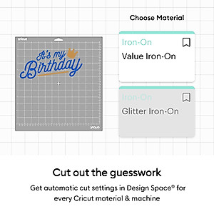 Cricut® Value Iron-On, Rainbow Sampler - 12 in x 12 in (40 ct)- HTV Heat Transfer Vinyl