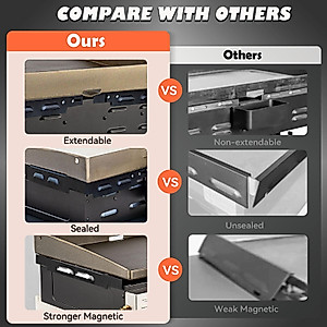 YORKING Wind Guards for Blackstone 28 inch Griddle,Upgraded Magnetic Wind Screens,Blackstone Griddle Accessories,Compatible with Rear Grease Cup, Hood and Side Shelf,Protect Flame, Hold Heat, Save Gas