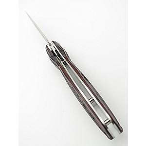 Mcusta Seki Japan Leyasu MC-183D Red Shogun VG-10 Damascus Folding Hunter Knife