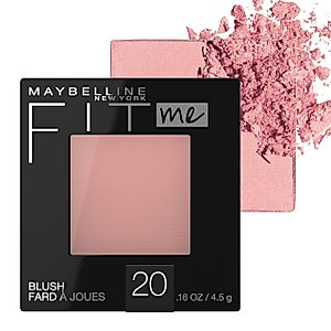 Maybelline Fit Me Powder Blush, Lightweight, Smooth, Blendable, Long-lasting All-Day Face Enhancing Makeup Color, Mauve, 1 Count