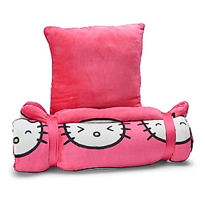 Northwest Hello Kitty Silk Touch Sherpa Slumber Bag, 27" x 56", Pink Pride
