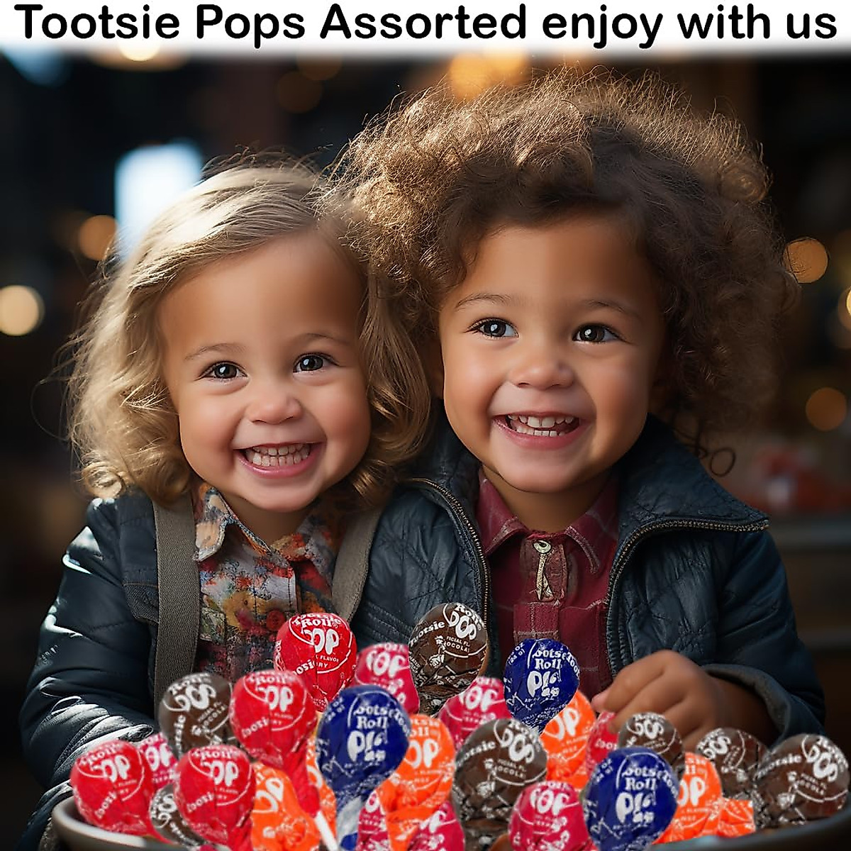 Tootsie Pops Assorted 6 Flavors and Roll Chocolatey - 2 LB, Peanut Free, Gluten Free Original, Allergy Friendly, Chocolate Mini Midgees, Individually Wrapped Party Candy