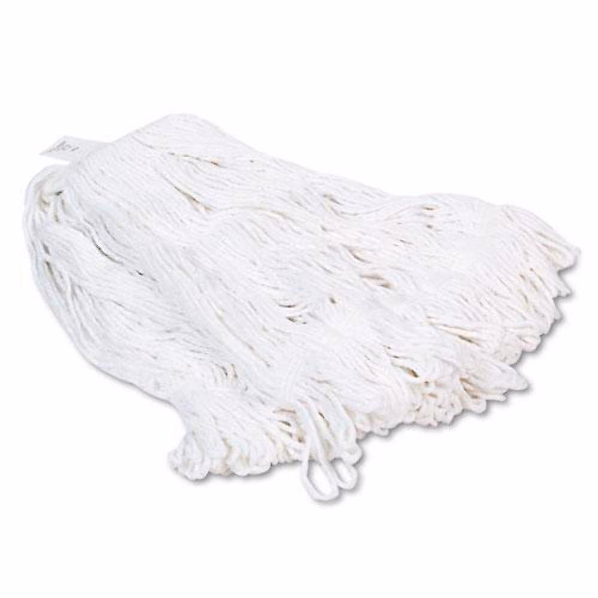 Boardwalk BWK424REA 24 oz. Pro Loop Web/Tailband Rayon Wet Mop Head - White