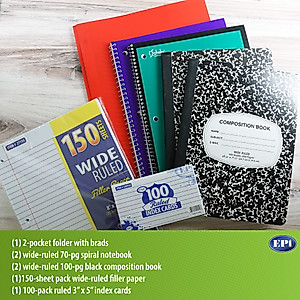 Essential School Supply Kit for Second and Third Grade Students