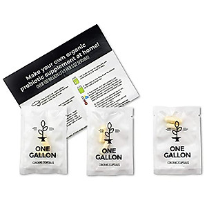 Anvil Traditional Healing Homemade Probiotic Kefir Starter Culture Kit - Non-GMO, Organic, Vegan, Pure & All Natural - High In dose, Grow your own probiotic | Produces 12 Quarts/3 Gallons Per Pack