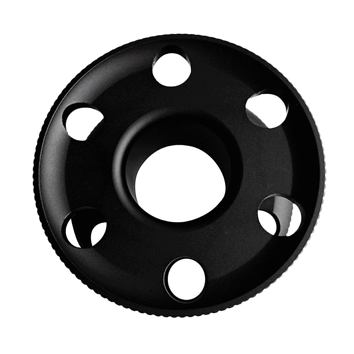LEIPUPA Aluminum Alloy Empty Finger Spool Dive Reel for Underwarter Scuba Diving BLK