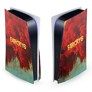Head Case Designs Officially Licensed Far Cry 6 Graphics Logo Vinyl Faceplate Sticker Gaming Skin Decal Cover Compatible With Sony PlayStation 5 PS5 Disc Edition Console