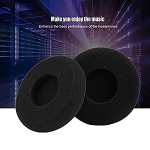 PUSOKEI 2PCS Leather Earmuffs,Replacement Foam Headphone Ear Pads for GRADO SR60 SR80 SR125 SR225 M1 M2 Headphones
