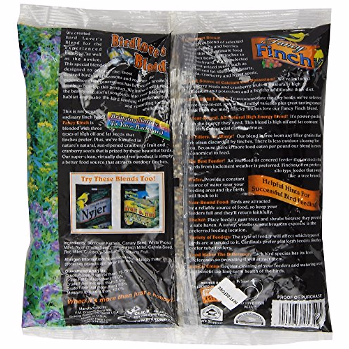 F.M. Brown'S Bird Lover'S Blend Fancy Finch With Cranberries For Pets, 2-Pound