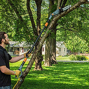 Scotts Outdoor Power Tools PS45010S 10-Inch 8-Amp Corded Electric Pole Saw, Adjustable Head & Oregon Bar and Chain