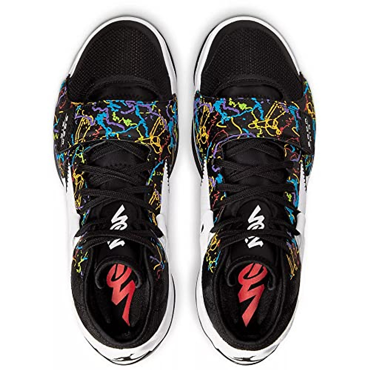 Jordan Boy's Zion 2 (Big Kid) Black/White/Green Strike/Bright Crimson 6 Big Kid M