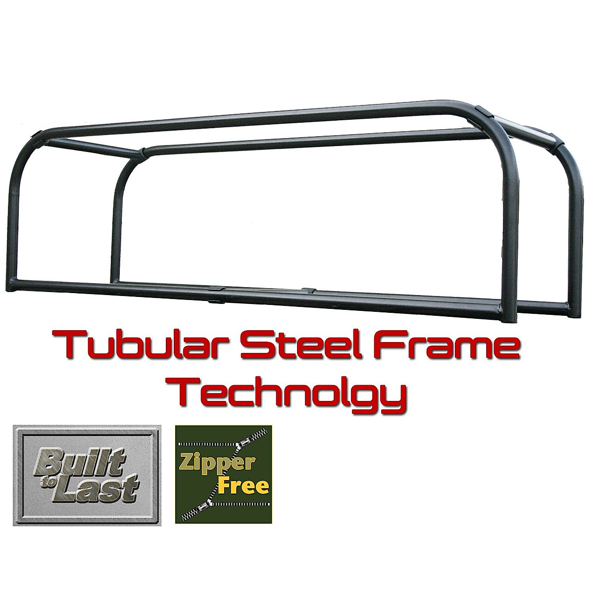 ATV TEK Arch Series Oversized Rear Rack Utility Pack, Padded ATV Cargo Bag - Black