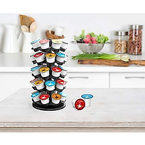 EVERIE Coffee Pod Carousel Holder Organizer Compatible with 40 Keurig K Cup Pods, KRS4005