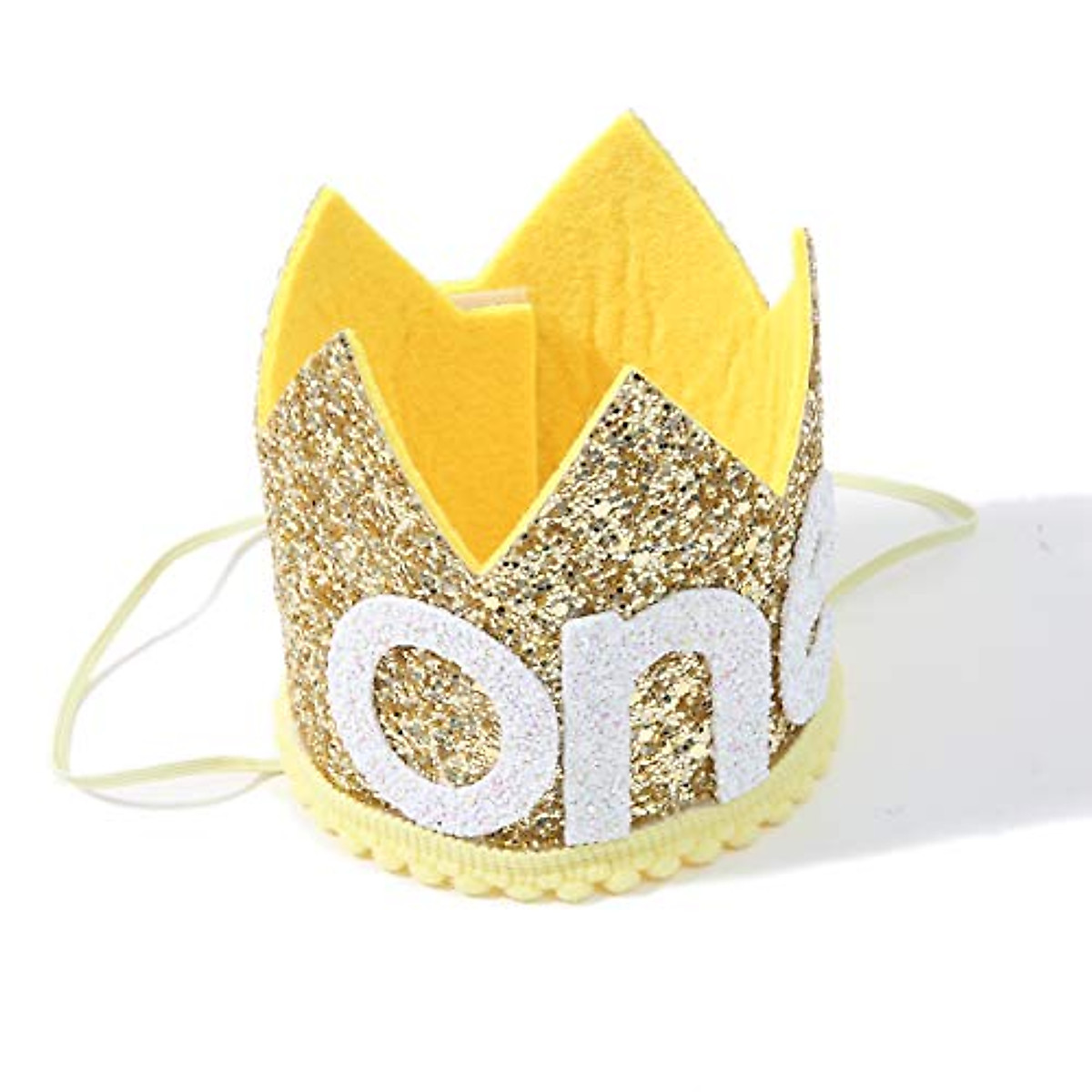 Baby's Sunshine Crown for 1st birthday -  First Birthday for You Are My Sunshine Crown,Birthday Get Together for Decorations,Photo Props for Birthday Party,Birthday Souvenir Gifts（Golden）