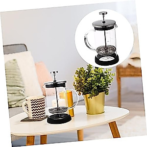 SHOWERORO 1pc Manual Espresso Machine Espresso Maker Espresso Shots Coffee Maker Espresso Pitcher Teapot with Scale Espresso Coffee Machine Transparent Thick Bottom Glass