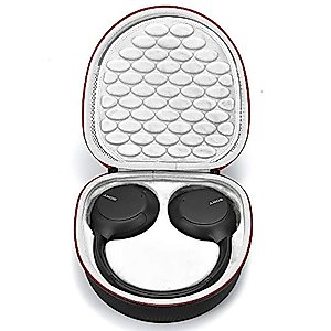 Hard Case for Sony WH-CH700N/Sony WH-CH710N Wireless Noise Cancelling Headphones, Travel Carrying Storage Bag - Black+Gray