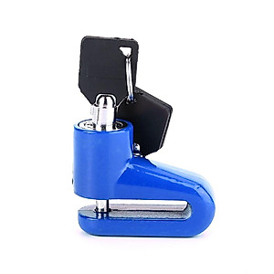 OUKENS Bicycles and Spare Parts Bicycle Lock, 3 Colors Metal Bike Lock Disc Brakes Anti Theft Bicycle Locks with Plastic