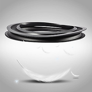 2pcs 6 inch Perforated Rubber Speaker Foam Edge Surround Rings Replacement Parts for Speaker Repair or DIY