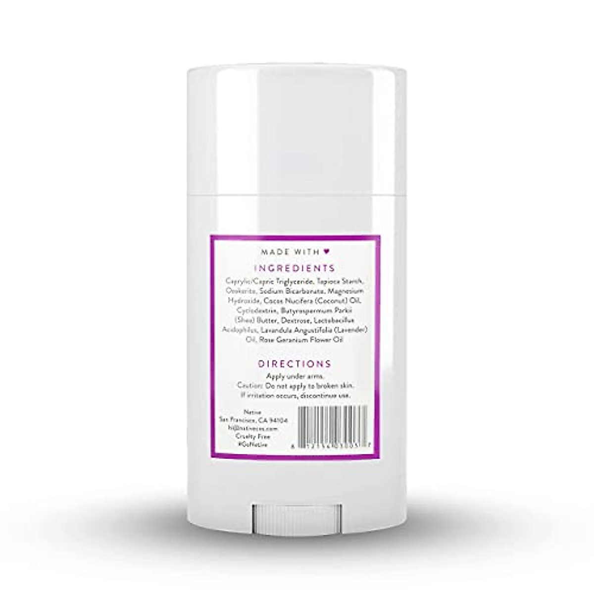 Native Deodorant | Natural Deodorant for Women and Men, Aluminum Free with Baking Soda, Probiotics, Coconut Oil and Shea Butter | Coconut & Vanilla and Lavender & Rose - Variety Pack of 2