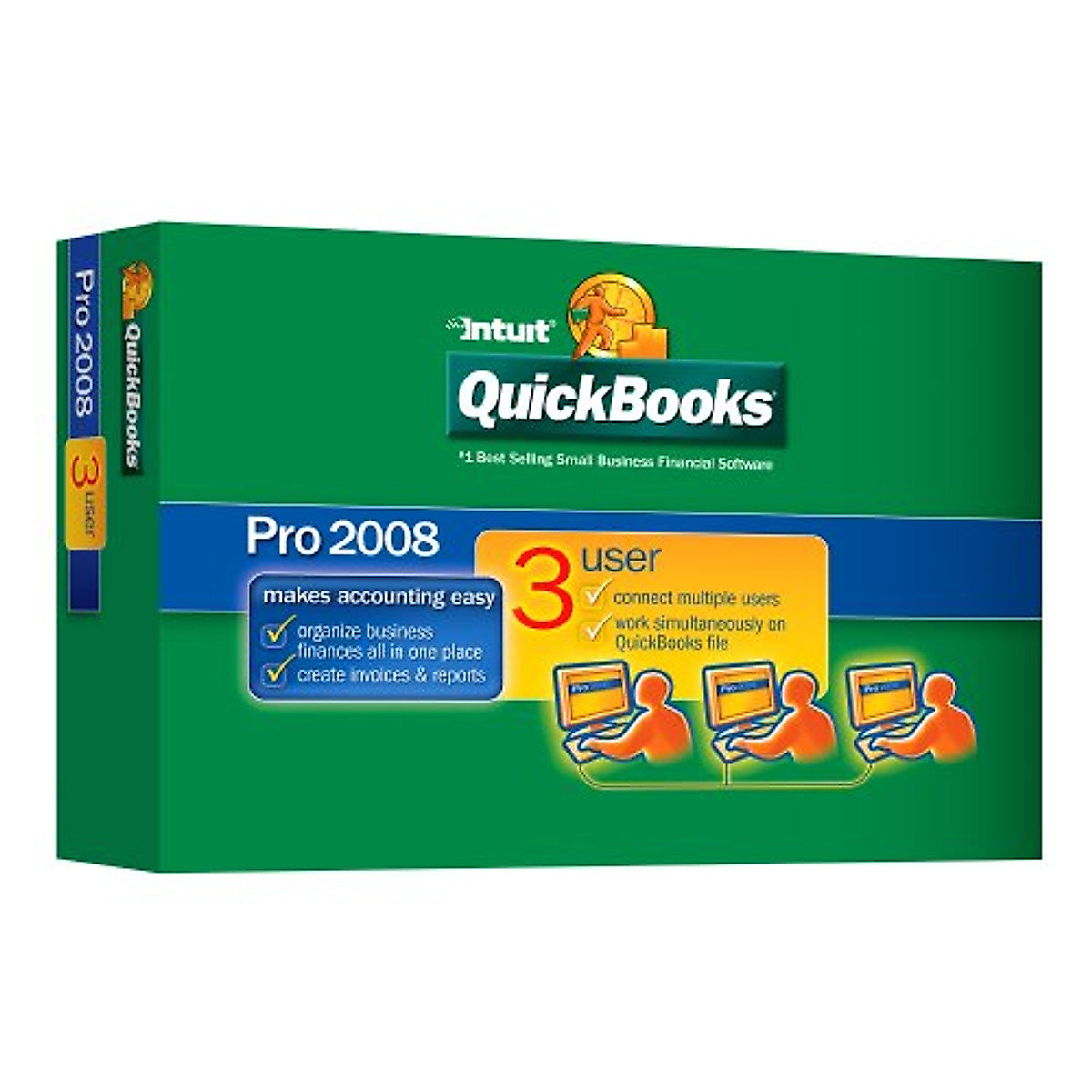 Quickbooks Pro 2008 3 User [OLD VERSION]