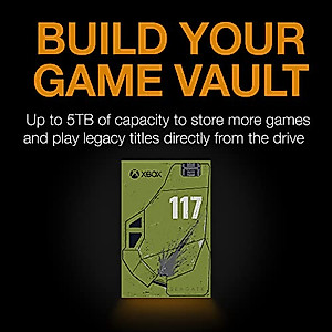 Seagate Game Drive , Halo Infinite SE 2TB External Hard Drive HDD - 3.5 Inch, USB 3.2 Gen 1 for Xbox One and Xbox Series X|S, customizable RGB LED lighting and Rescue Services (STKX2000405)