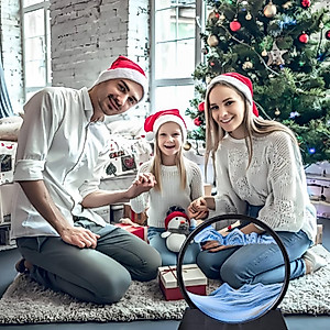 BGFJYUK Moving Sand Art Picture in Motion, Round Tempered Glass 3D Deep Sea Sandscapes with Display Flowing Sand Frame for Relaxing Desktop Home Office Work Décor for Kids Adults （Blue, 7inch