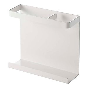 Yamazaki Home Magnet Wrap or Aluminim Foil Holder - Kitchen Storage, Magnetic Organizer - Steel